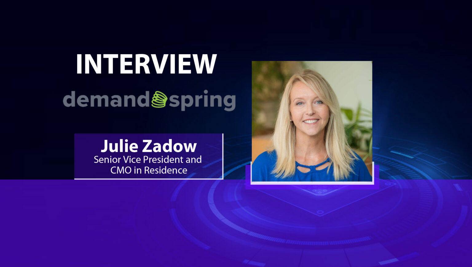 MarTech Interview with Julie Zadow at Demand Spring