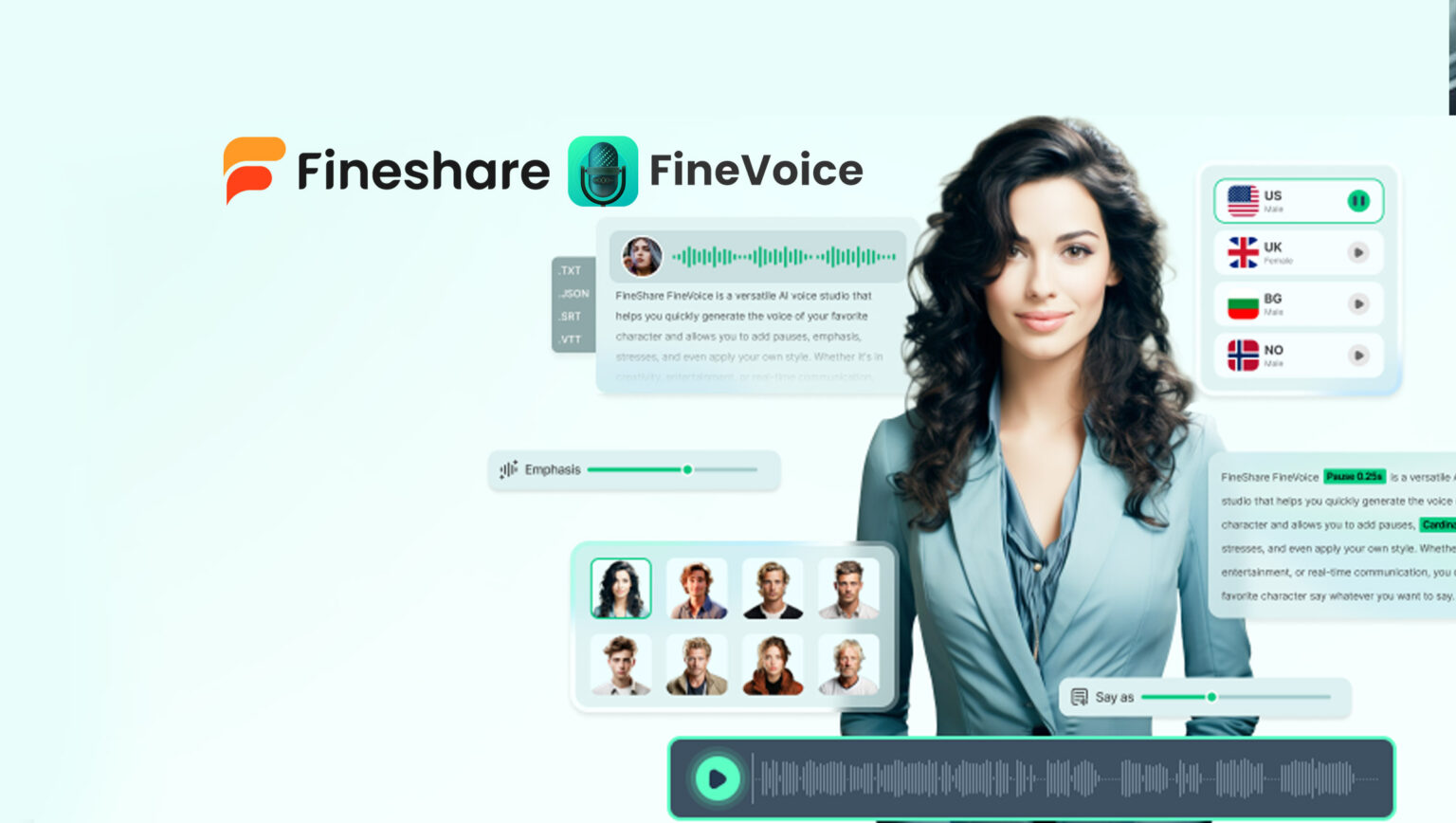 Fineshare FineVoice Now Embraces its 1.5 Version Upgrade as a Versatile AI Voice Studio