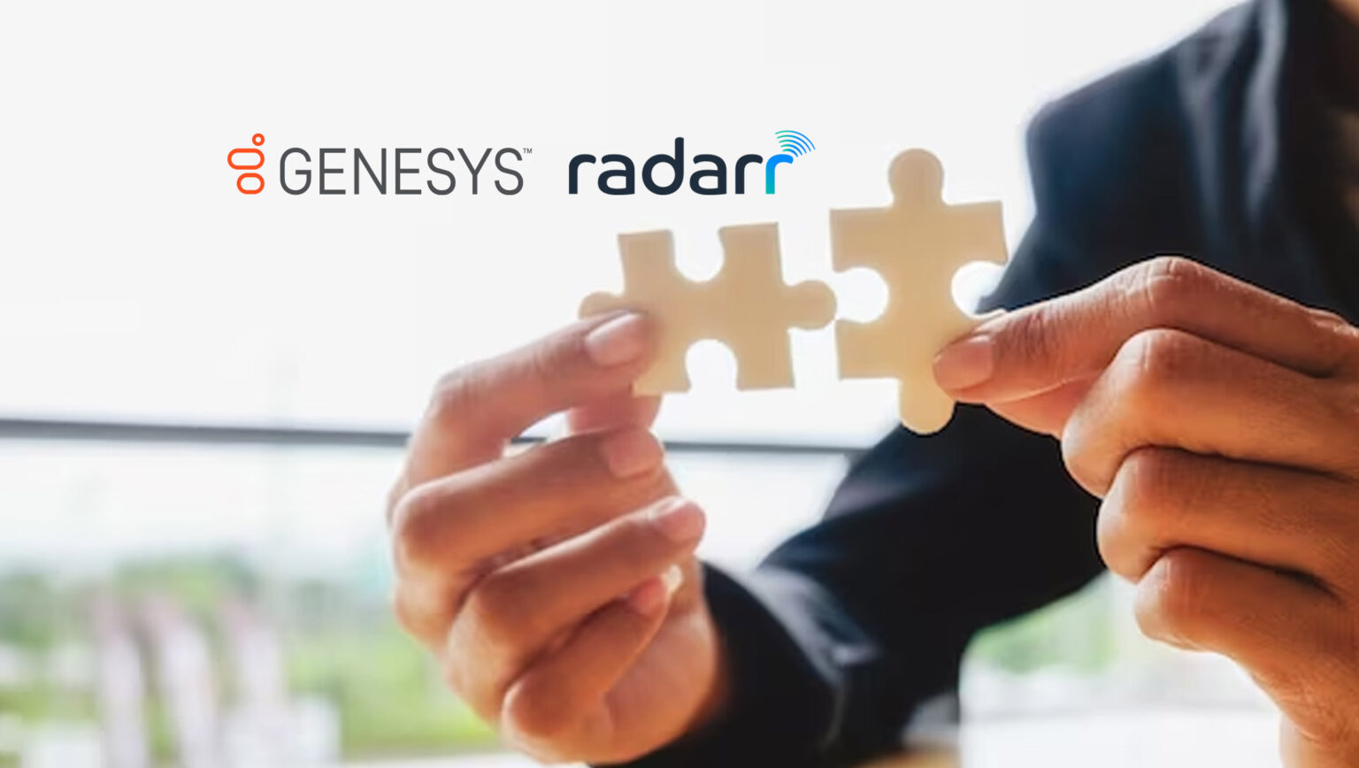 Genesys Completes Acquisition of Radarr Technologies